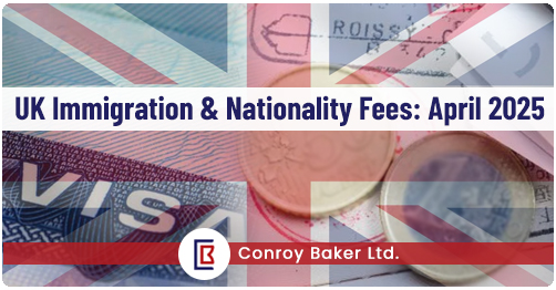 UK Immigration and Nationality Fees: April 2025